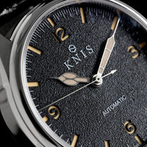 KNIS Automatic Retro Modern Super Luminova Black KN002-BK